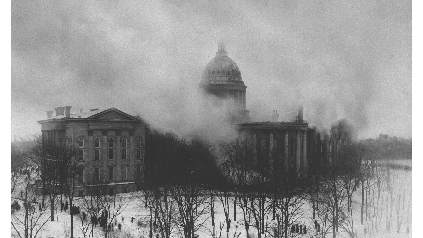 This day in history: Madison Capitol fire of 1904 - 608today