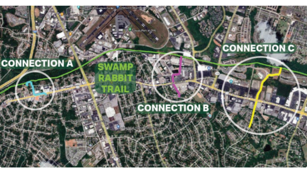 Here's a look at progress on the Prisma Health Swamp Rabbit Trail ...